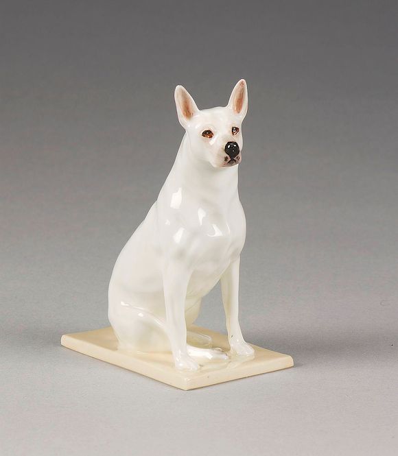 Bonhams : A Royal Worcester 'Bull Terrier', dated 1935, modelled by ...