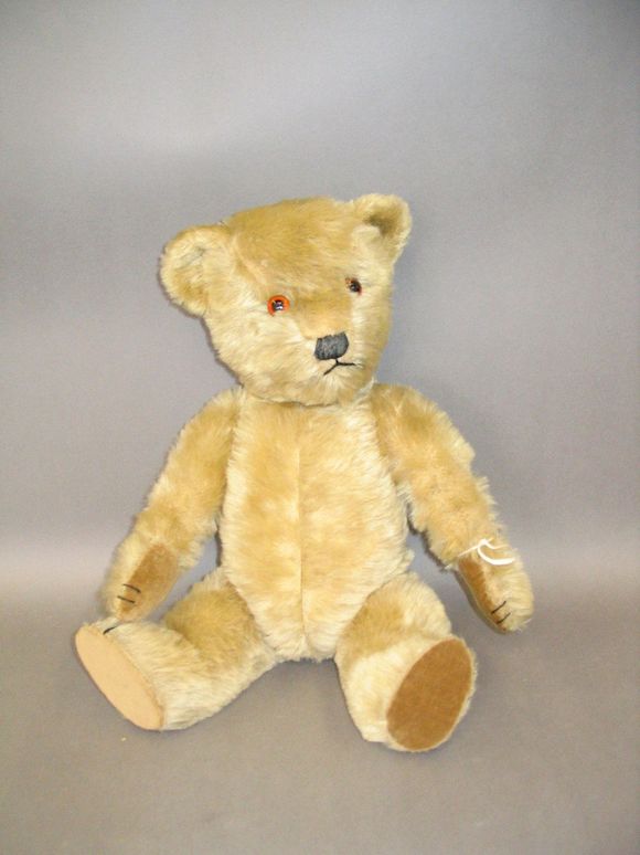 Bonhams : Musical Chiltern Tedy bear, English circa 1950