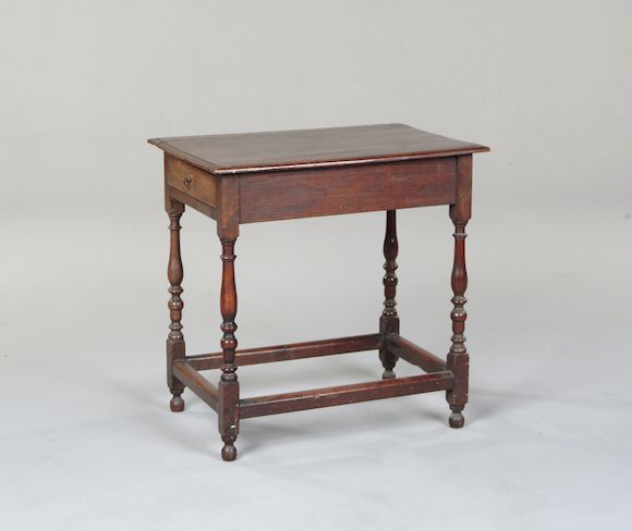 Bonhams : An oak joint side table