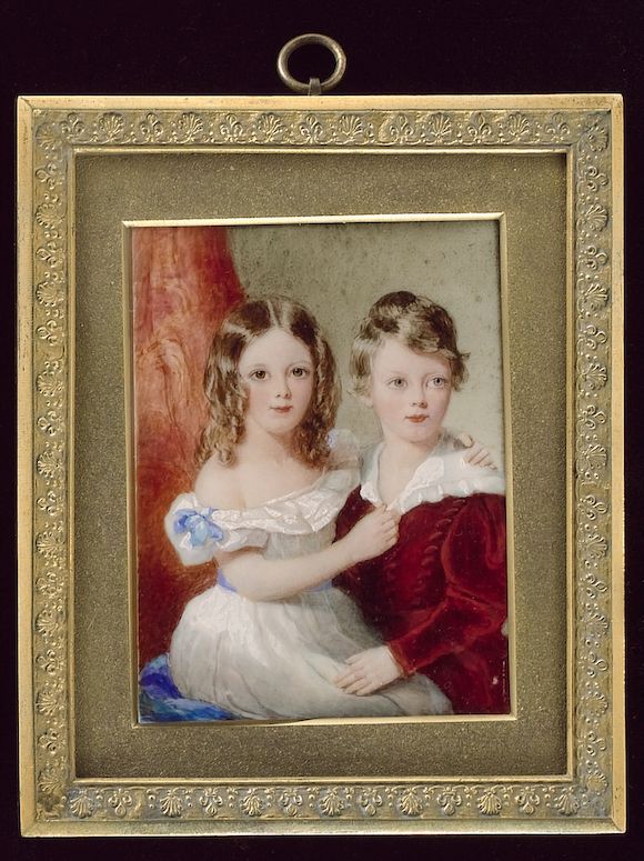 Bonhams : William Egley, Louisa Elizabeth Ramsden and her brother ...