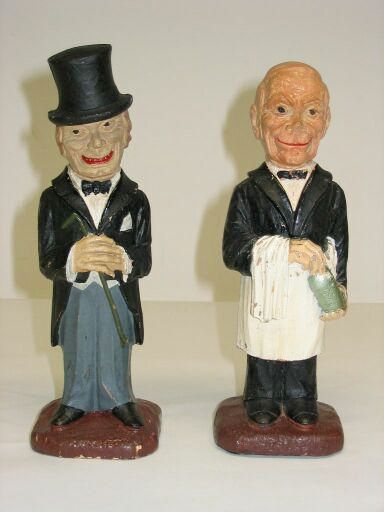 Bonhams : Two Syrocowood figural table corkscrews depicting 'The Old ...