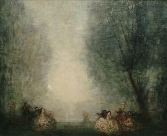 Bonhams : William George Robb (British, 1872-1940) The Terrace 51 x ...