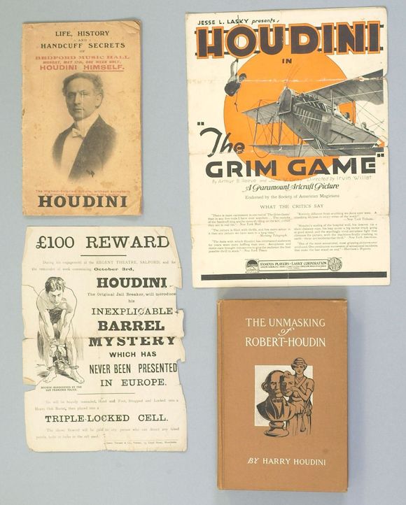 Bonhams : HOUDINI (HARRY) Life, History and Handcuff Secrets of Houdini ...