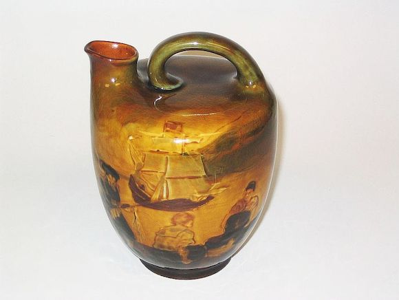 Bonhams : Kingswares `The Pirates' A Doulton Kingsware Jug for ...