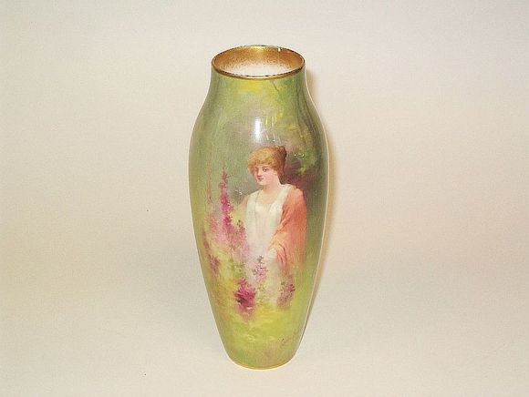 Bonhams : Burslem Items A Doulton Burslem Vase by Leslie Johnson