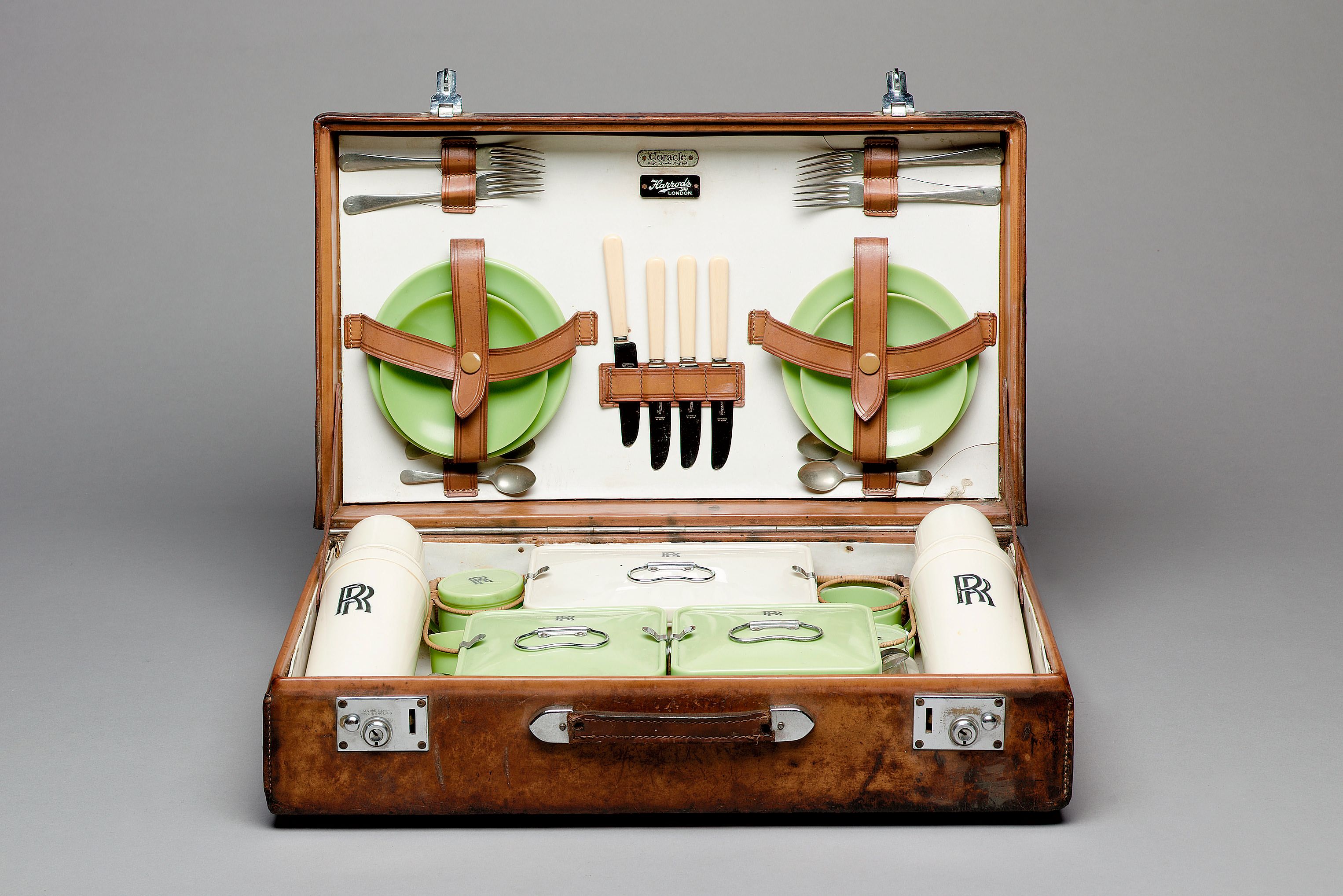 Bonhams Cars : A Coracle picnic set,