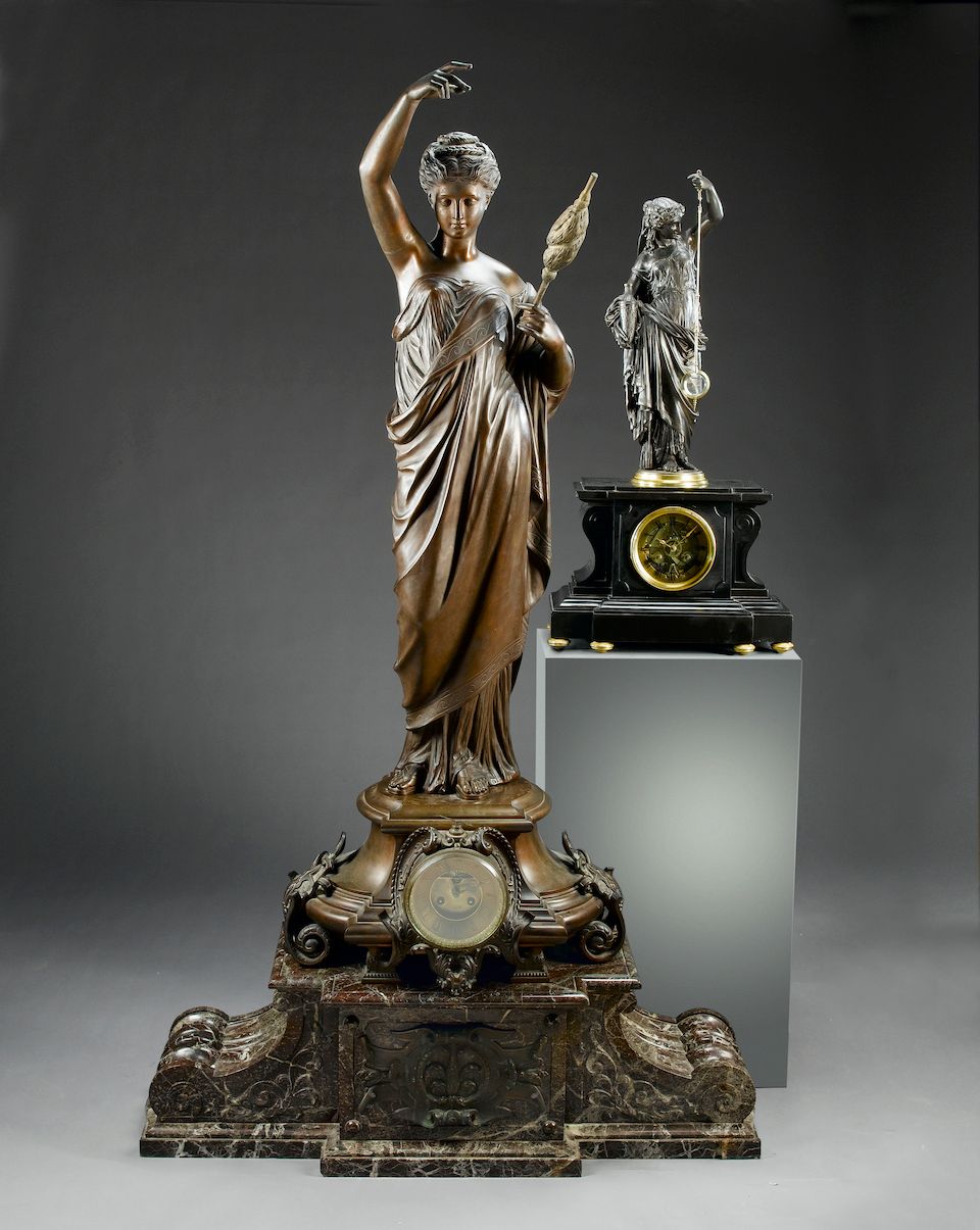 Bonhams : A third quarter of the 19th century French mystery clock A.R ...