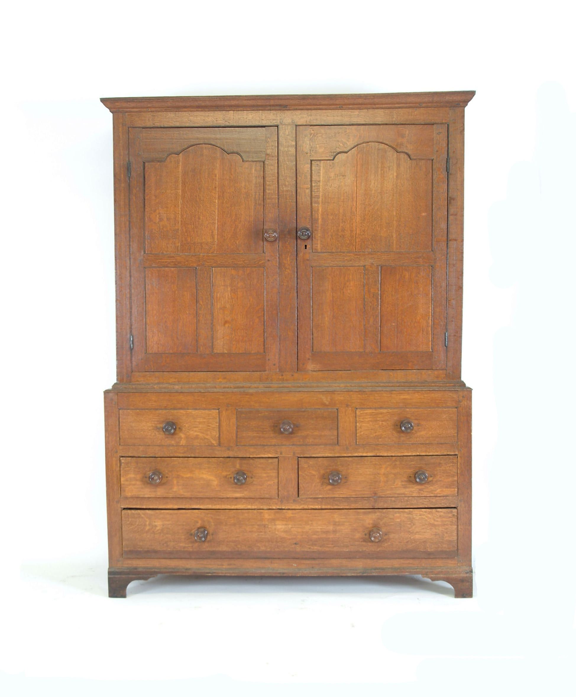 18TH CENTURY WELSH PINE 30 HOUR LONGCASE - auctions & price archive