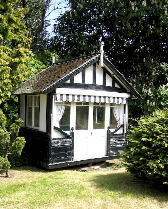 Bonhams : A Boulton and Paul wooden revolving Summer House,