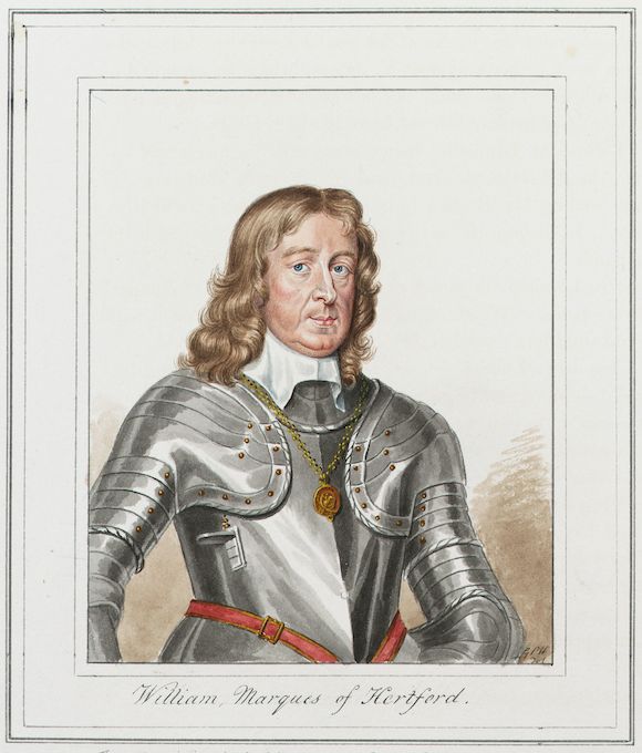 Bonhams : George Perfect Harding F.S.A., Four portraits: William ...