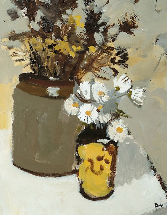Bonhams : Donald McIntyre (British, b.1923) 'Still Life' 38.5 x 30.5cm ...