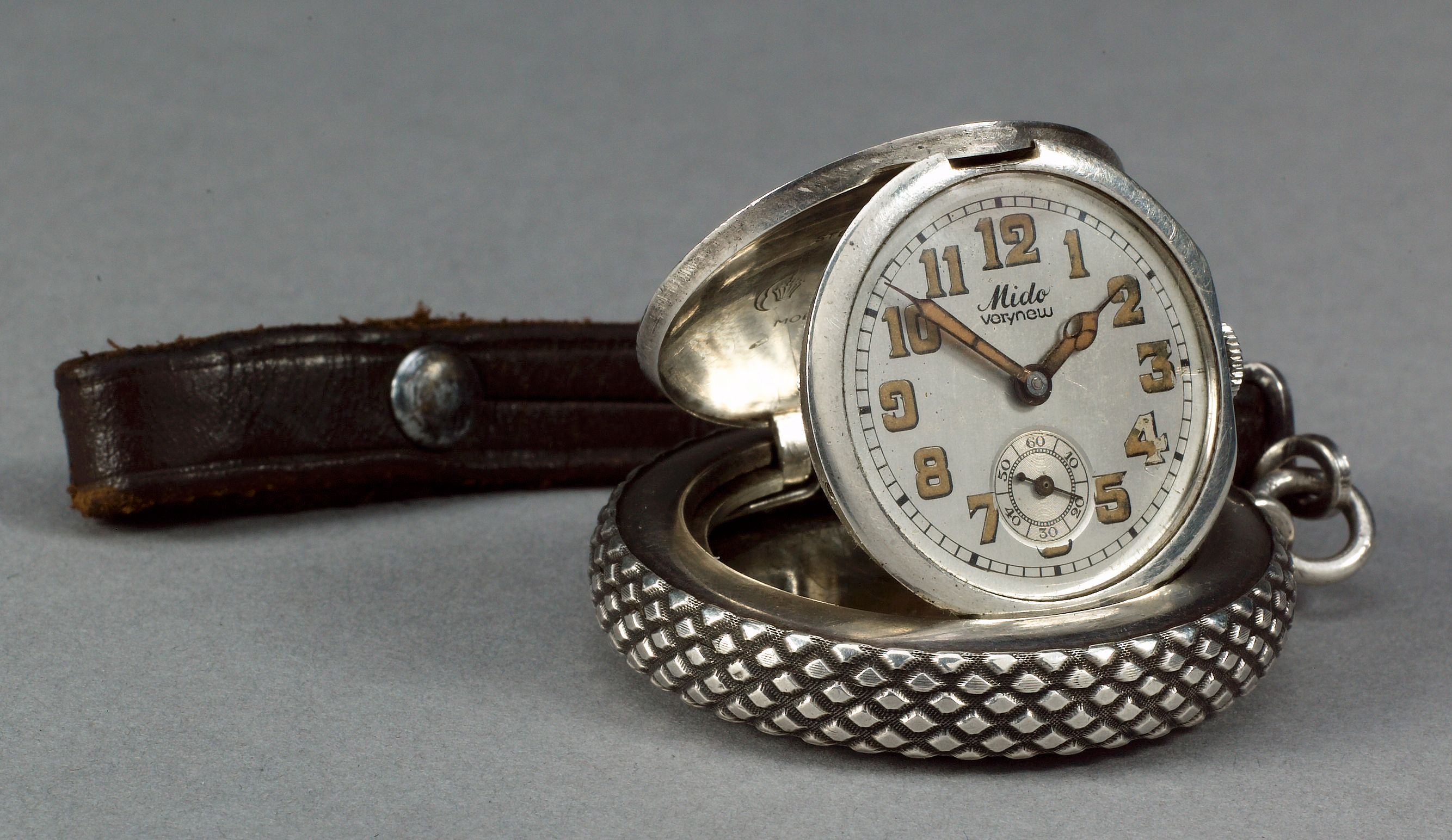 Bonhams Cars : A rare Mido Bugatti wheel pocket watch, late 1920s,