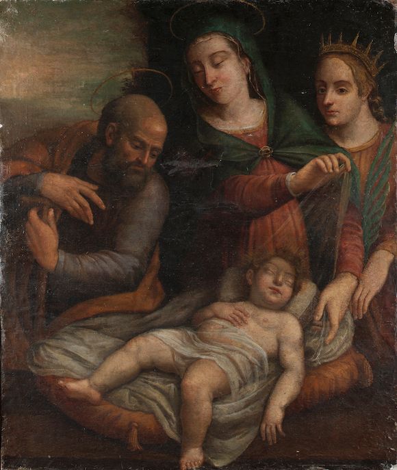 Bonhams : Follower of Giovanni Antonio di Francesco Sogliani The Holy ...