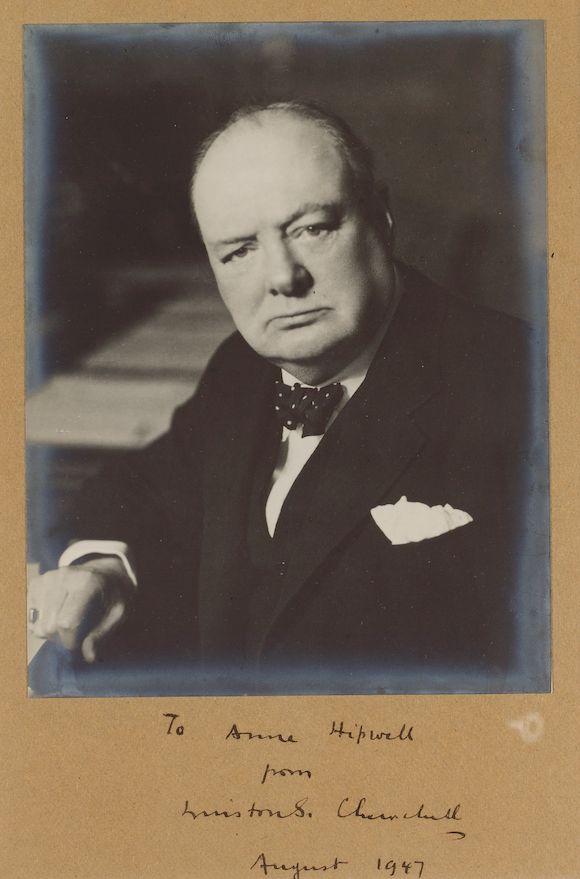 Bonhams : CHURCHILL, SIR WINSTON (1874-1965, statesman, Prime Minister ...
