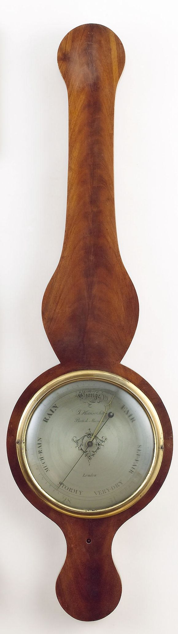 Bonhams : A 19th century mahogany wheel barometer J.Harris & Son ...