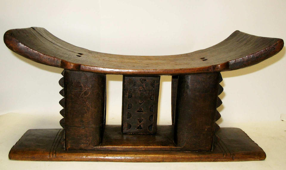 Bonhams An Ashanti Stool 23cm High