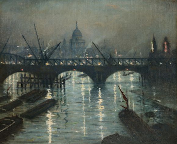 Bonhams : Christopher Richard Wynne Nevinson A.R.A. (1889-1946) City of ...