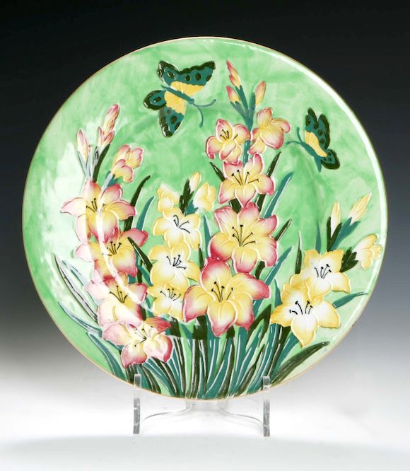 Bonhams : A Maling Plate,