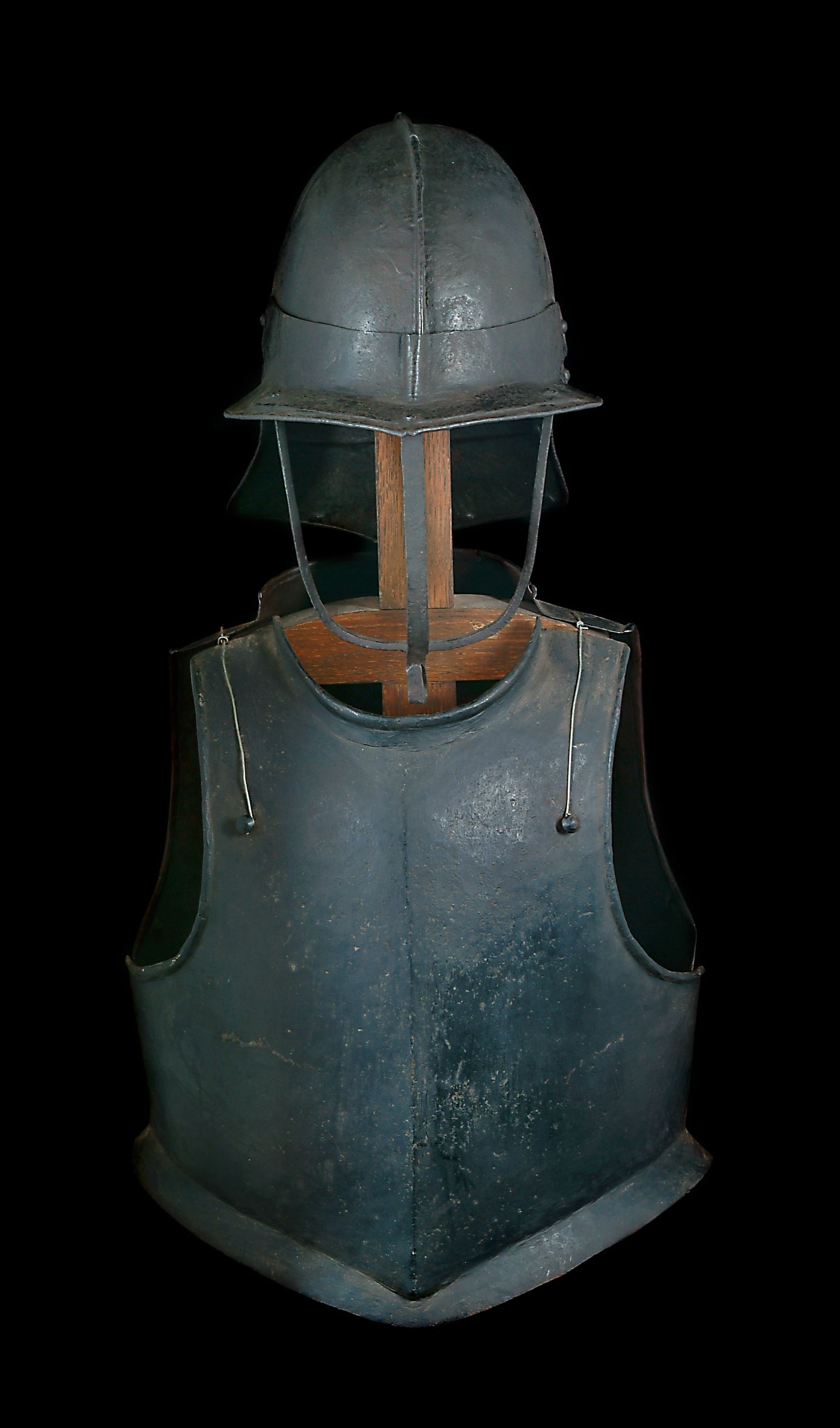 An English Civil War Period Harquebusier's Half-Armour The Cuirass Mid ...