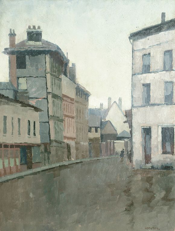 Bonhams : Harold Workman (British, 1897-1975) Street scene 44.5 x 34 ...