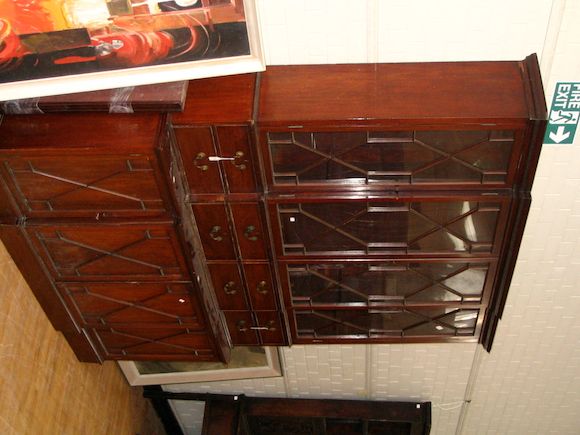 Bonhams : 19th Century mahogany library bookcase *** Williamston seat ...