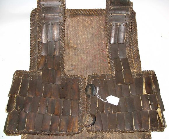 Bonhams : A Moluccas Island Armour 70cm. high
