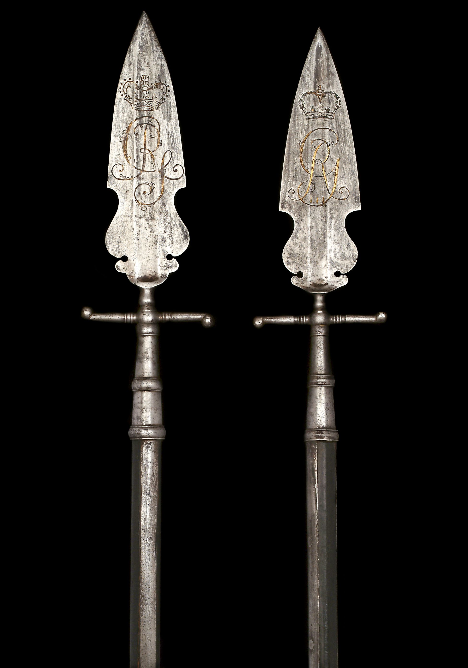 AN OFFICER'S SPONTOON - auctions & price archive