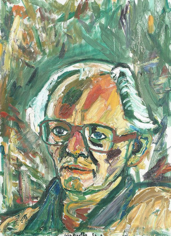 Bonhams : John Bratby (British, 1928-1992) Portrait of Basil Boothroyd ...