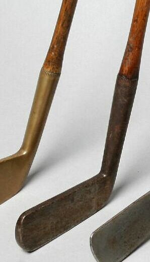 Bonhams : A brass blade putter, circa 1860s,