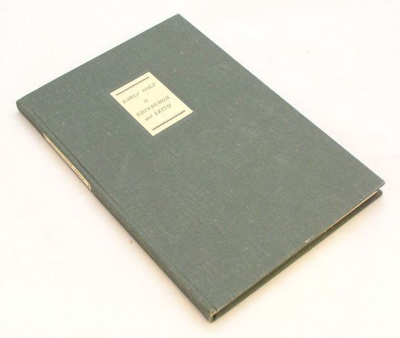 Bonhams : Hamilton, David: Early Golf at Edinburgh and Leith,