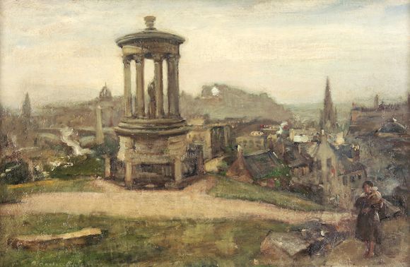 Bonhams : Alexander Roche RSA (1861-1921) Edinburgh from Calton Hill 30 ...