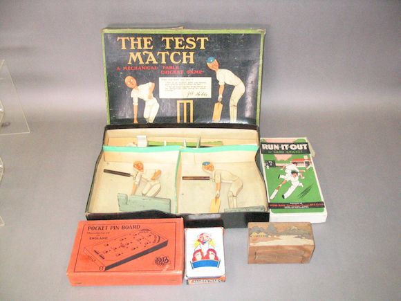 Bonhams : The Test Match, a mechanical table cricket game by Chad ...