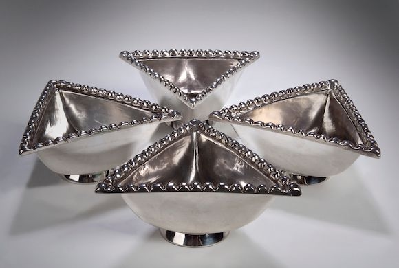 Bonhams : A pair of Traprain facsimile Salts, by Brook & Son, Edinburgh ...