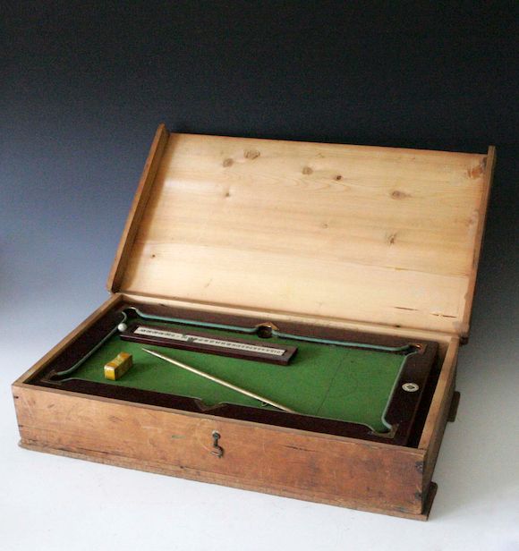 Bonhams : An early 20th Century 'Nuku' Miniature Billiards Set, F.H ...