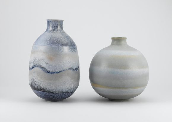 Bonhams : Abdo Nagi a large spherical Vase, 1990 Height 33cm (13in.)