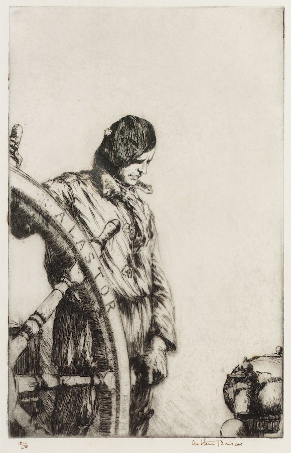 Bonhams : Arthur Briscoe Alastor Etching, 1935, on laid, with margins ...