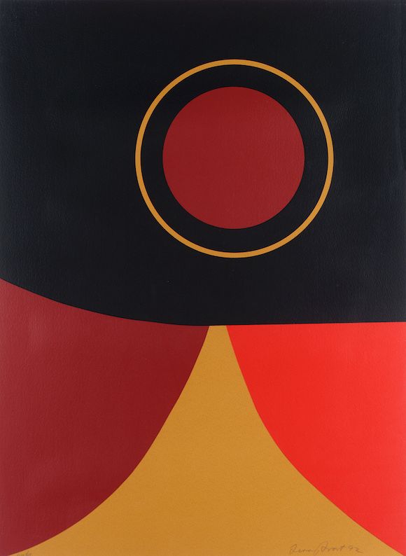 Bonhams : Terry Frost Abstract composition Silkscreen, 1992, printed in ...