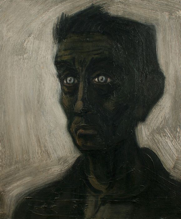 Bonhams : Theodore Major (1908 - 1999) Old man from Wigan, 65 x 54.5cm.