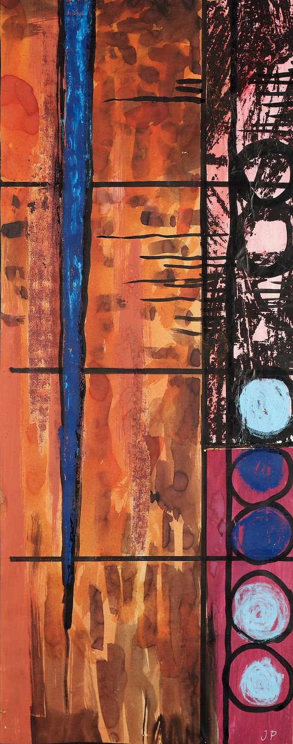 Bonhams : John Piper C.H. (1903-1992) Cartoon for the Baptistry window ...