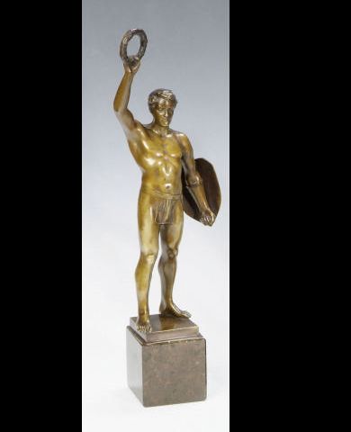 Bonhams : A pair of bronzes of Greek athletes Victor Ludorum and ...