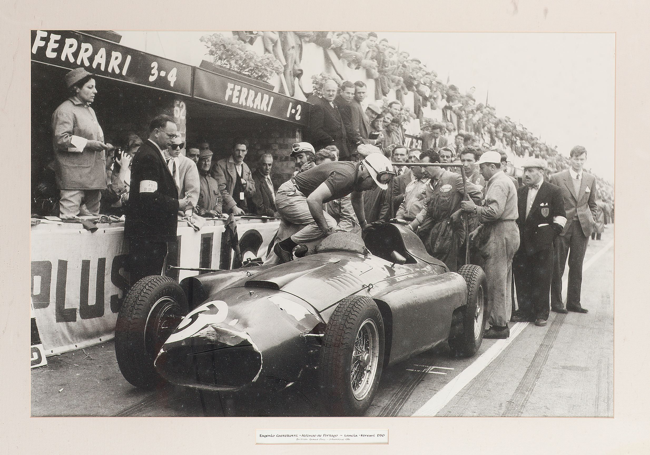 Bonhams Cars : Eugenio Castellotti on the Lancia Ferrari D50, British ...