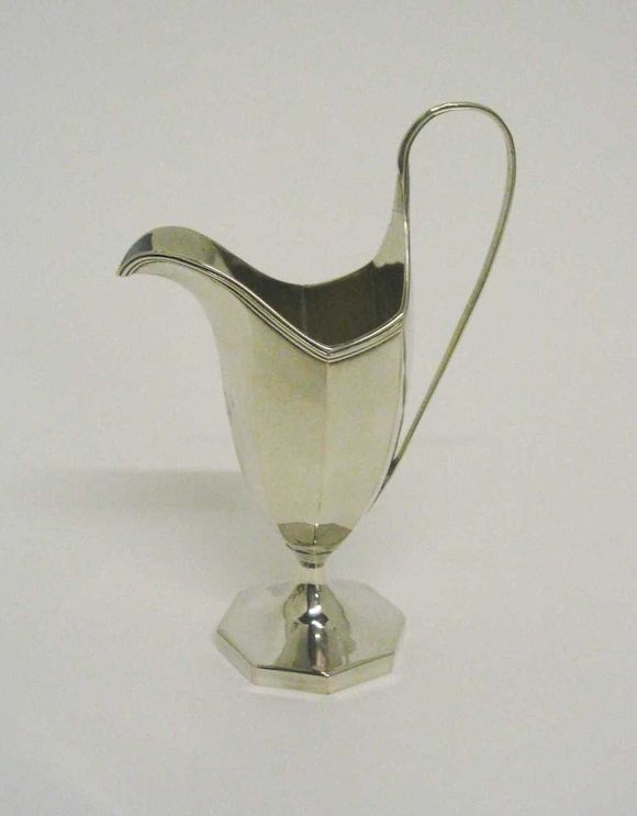 Bonhams : A George III cream jug By Hester Bateman, 1829,