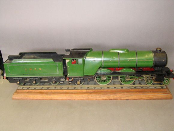 Bonhams : A 2 1/2in gauge 4-4-2 LNER engine and tender