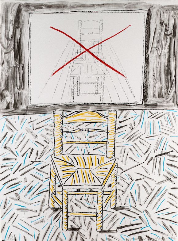 Bonhams : David Hockney Perspective lesson Lithograph, 1984, from the ...