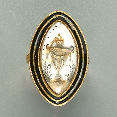 Bonhams : A late 18th century mourning ring,