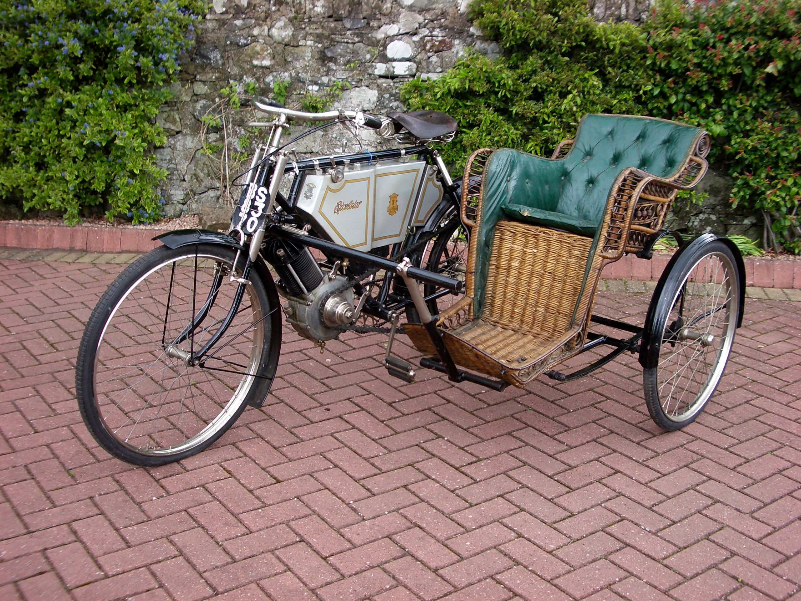 Bonhams Cars : 1903 Excelsior 550cc Motorcycle with Wicker Sidecar ...