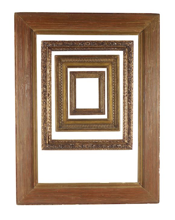 Bonhams : A French 19th Century gilded composition Degas frame,
