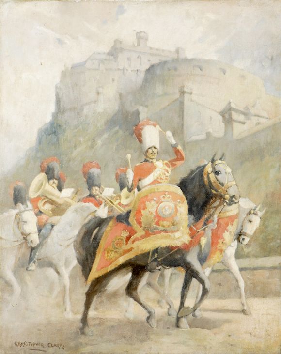 Bonhams : Christopher Clark (1875-1942), The Royal Scots Greys ...
