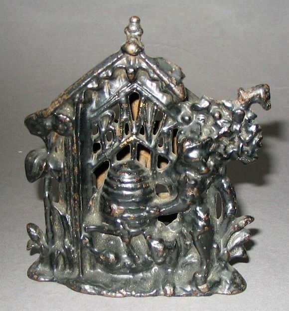 Bonhams : A Victorian cast iron money box