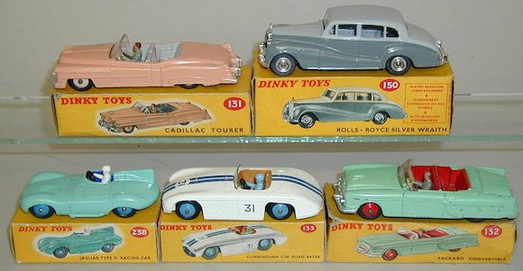 Bonhams : Dinky 238 D-type Jaguar and four others